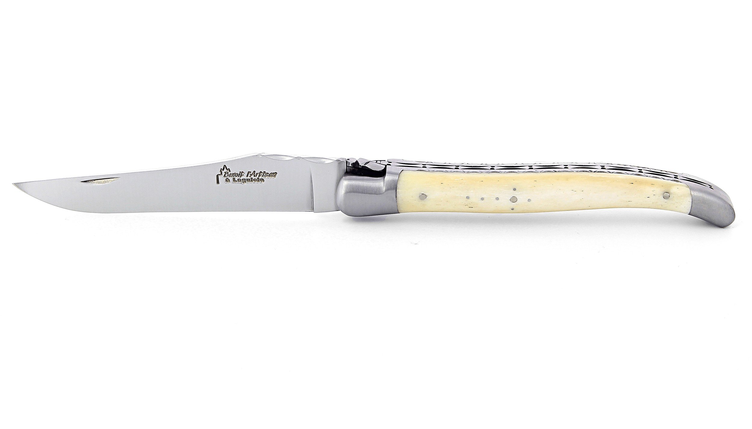 Benoit l'Artisan | Couteau de Laguiole pliant doubles platines, 13 cm ...