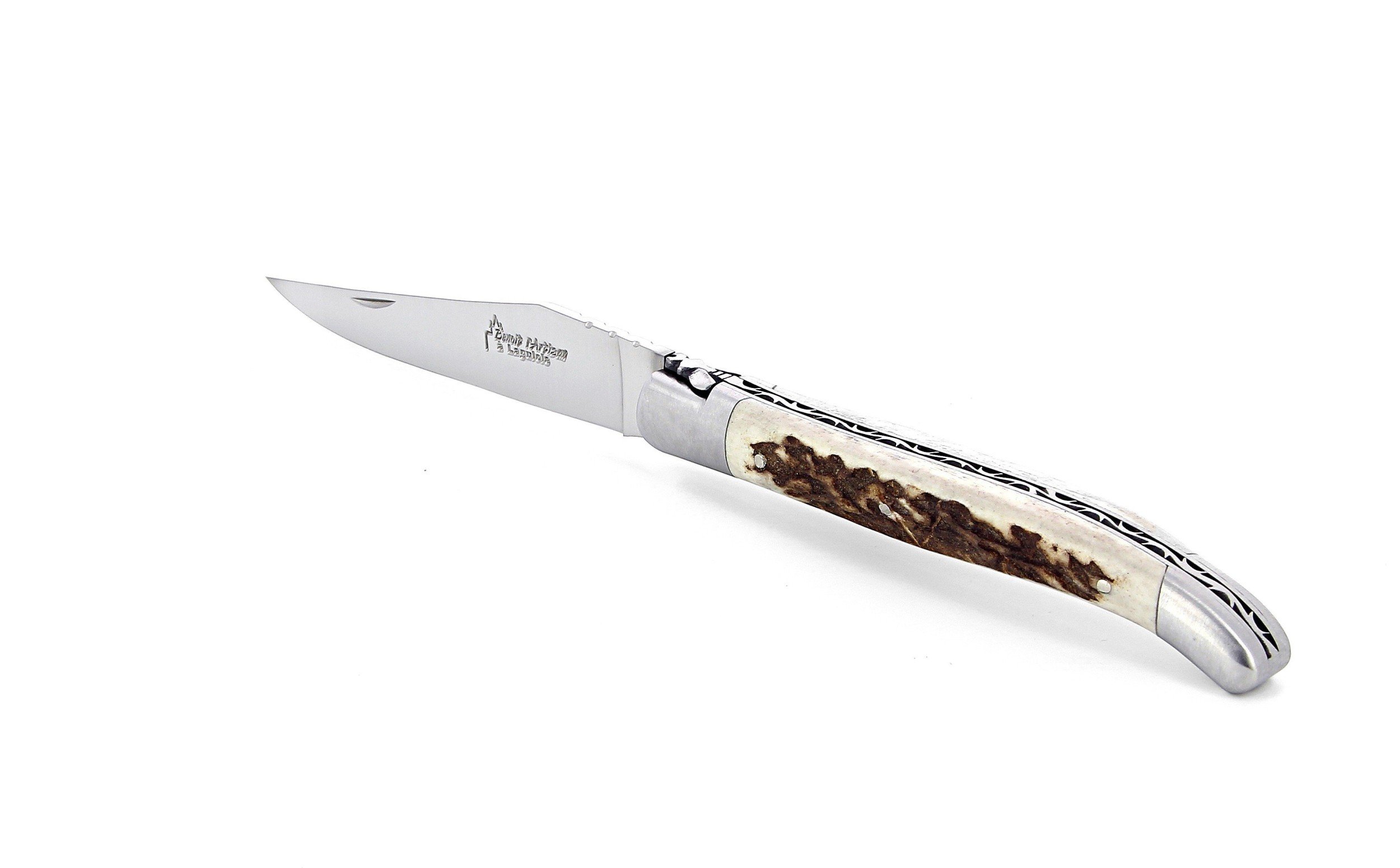 Benoit l'Artisan | Couteau de Laguiole pliant 12cm, manche en bois de ...